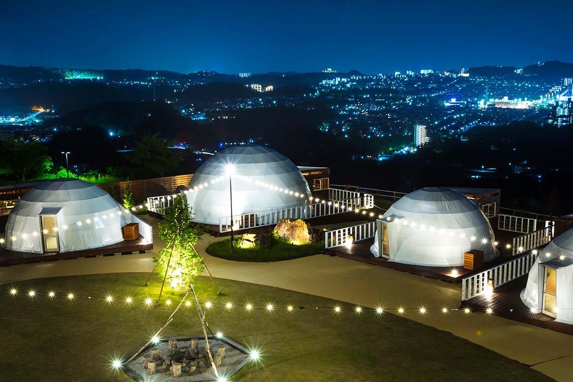 Dome Tents | GLAMP DOME KOBE TENKU